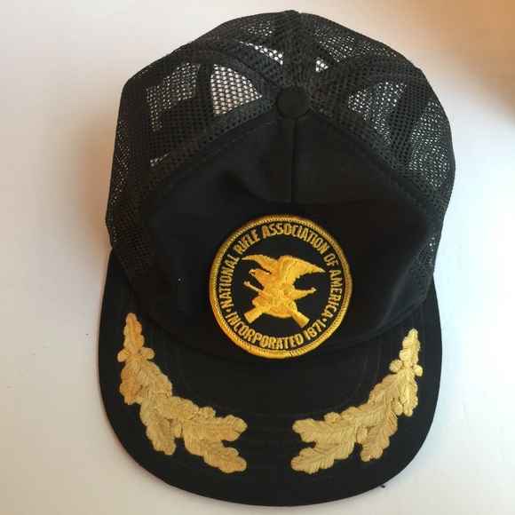 NRA | Accessories | Nra Vintage Trucker Hat Snapback Mesh Baseball Cap ...